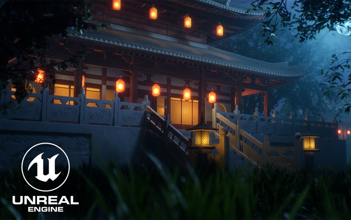 ArtStation - Unreal Engine 4 Oriental Architecture