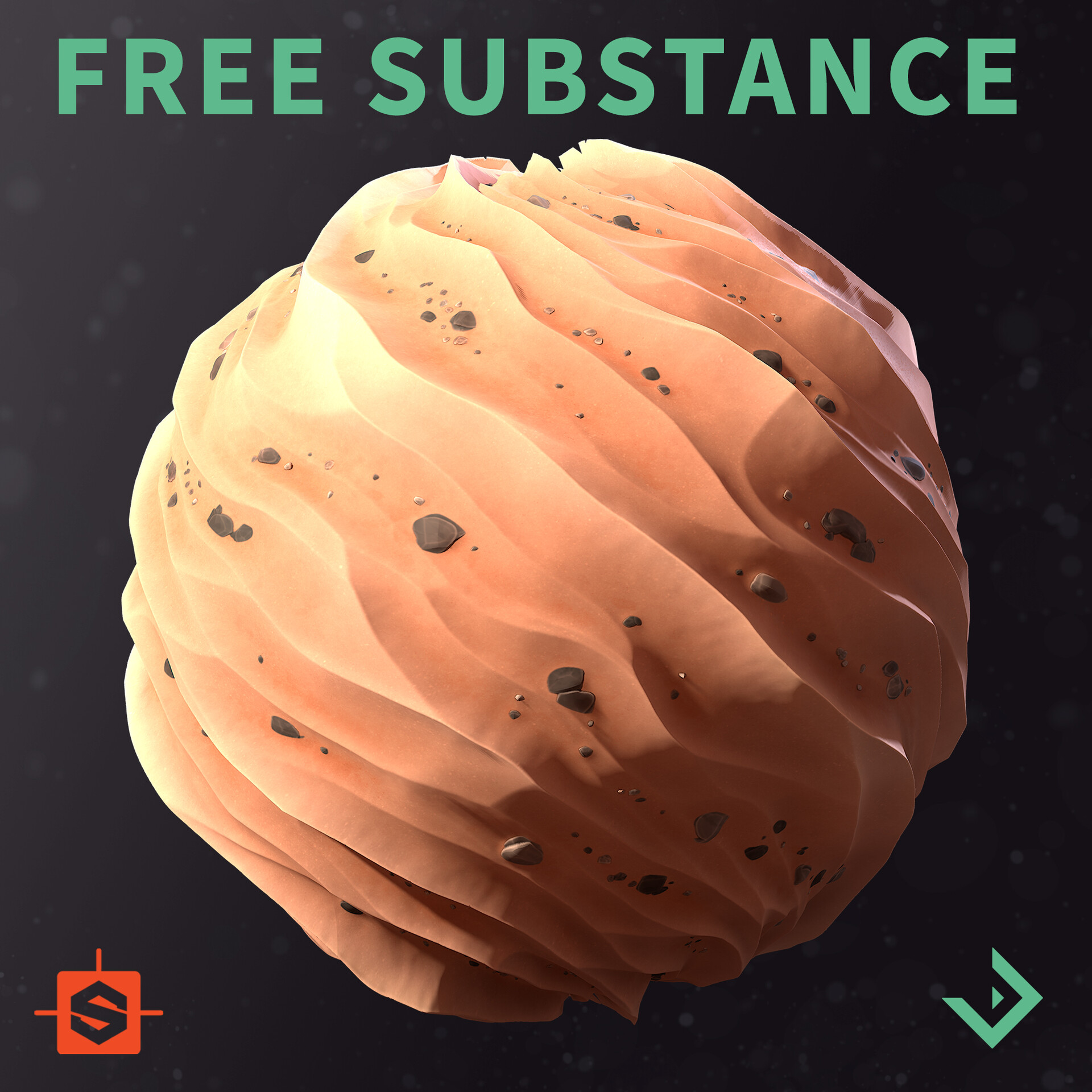 ArtStation - Stylized Sand - FREE Commented Substance