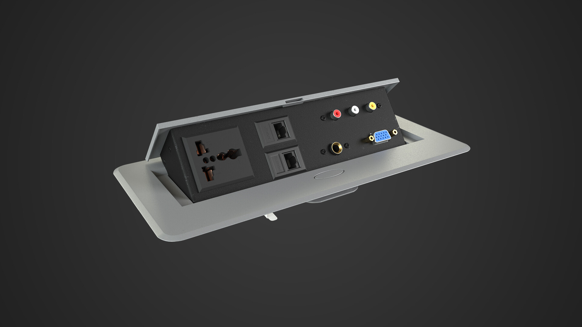 ArtStation - Built In Desk Cable Socket