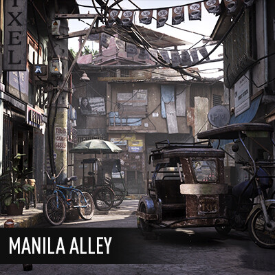 ArtStation - Pixel Mafia - Manila Alley
