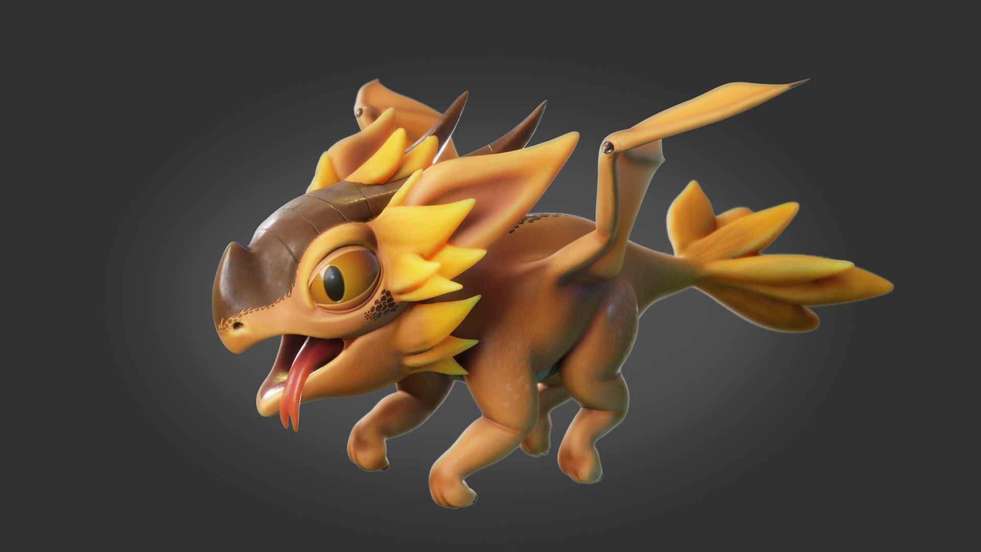 ArtStation - Stylized Dragon Realtime