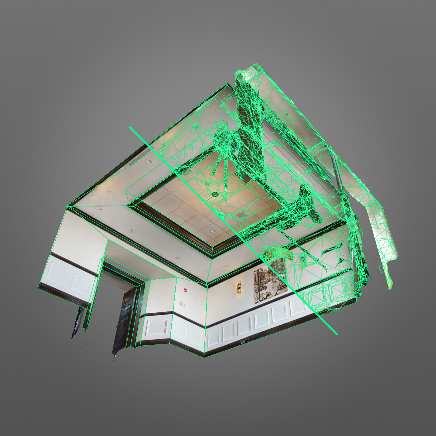 ArtStation - Retopology of interior photogrammetry scans