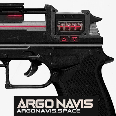 ArtStation - Mars Alliance Standard Issue Pistol