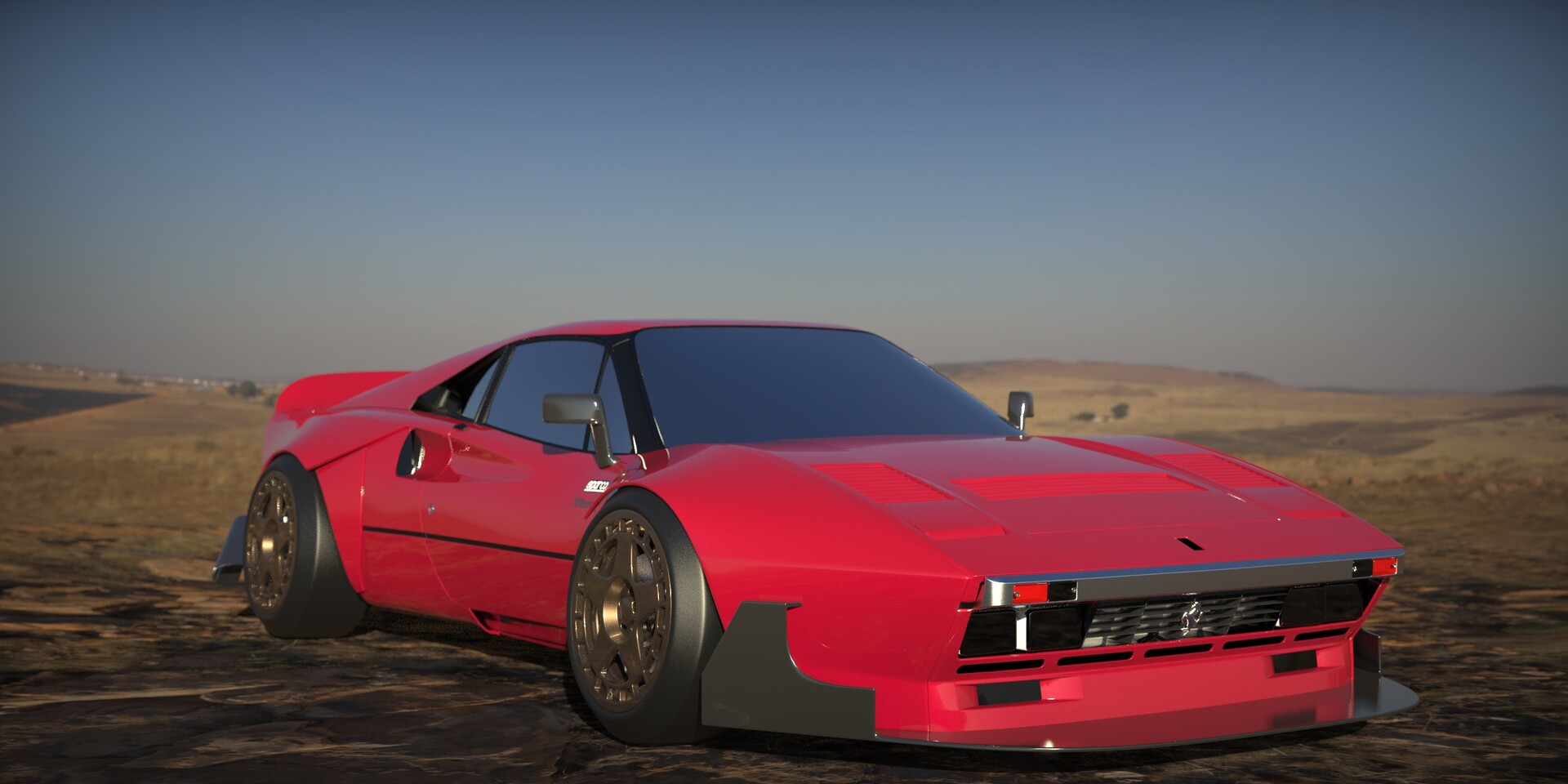 ArtStation - Ferrari 288 GTO '84