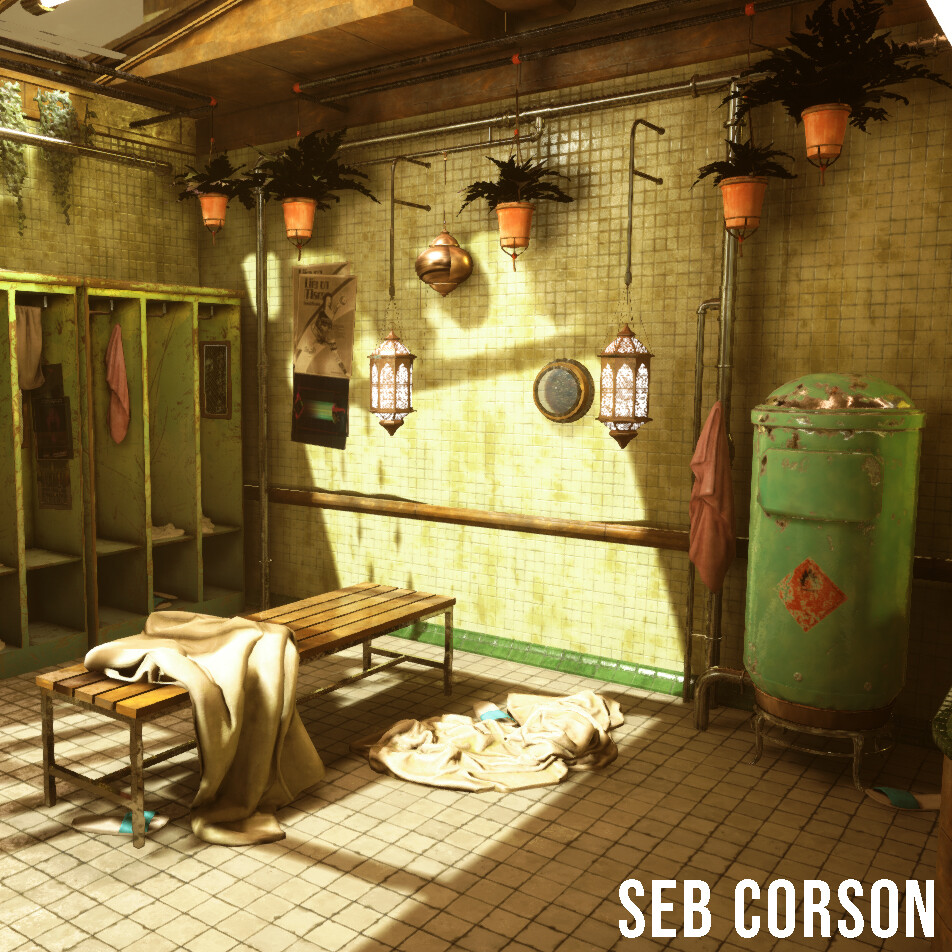 ArtStation - Bathhouse