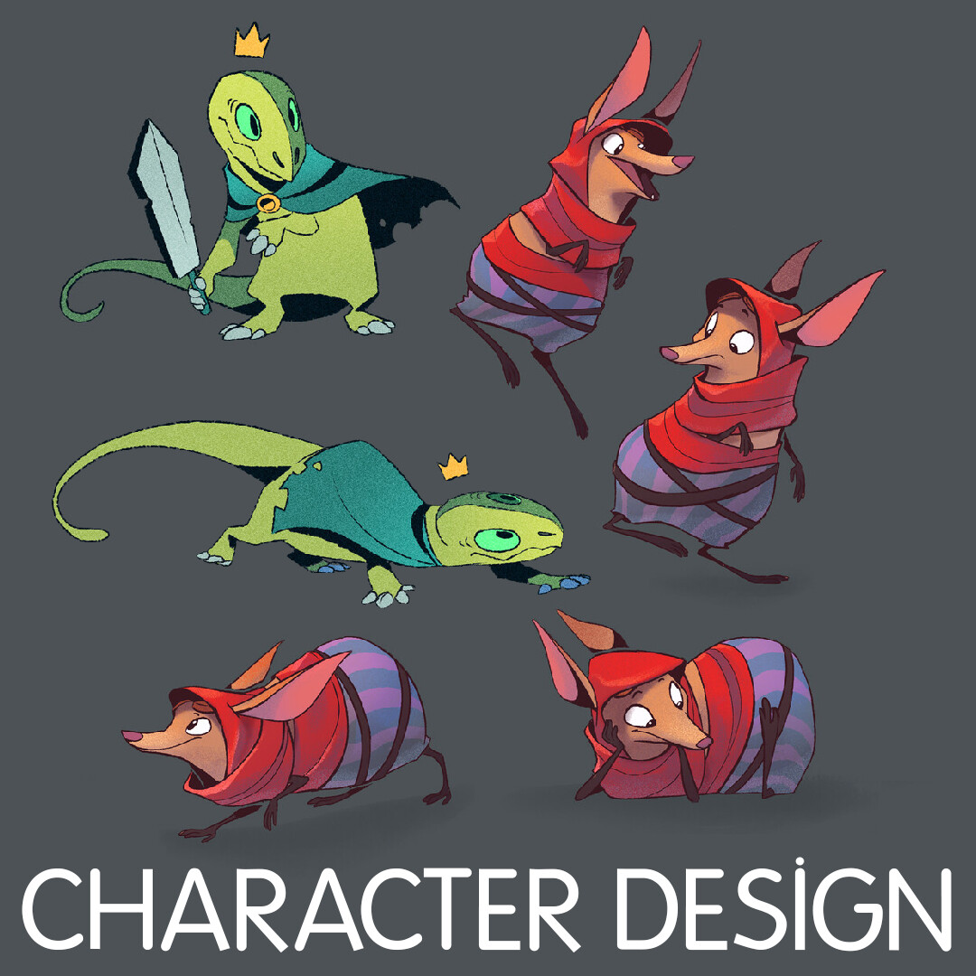 ArtStation - Various character designs