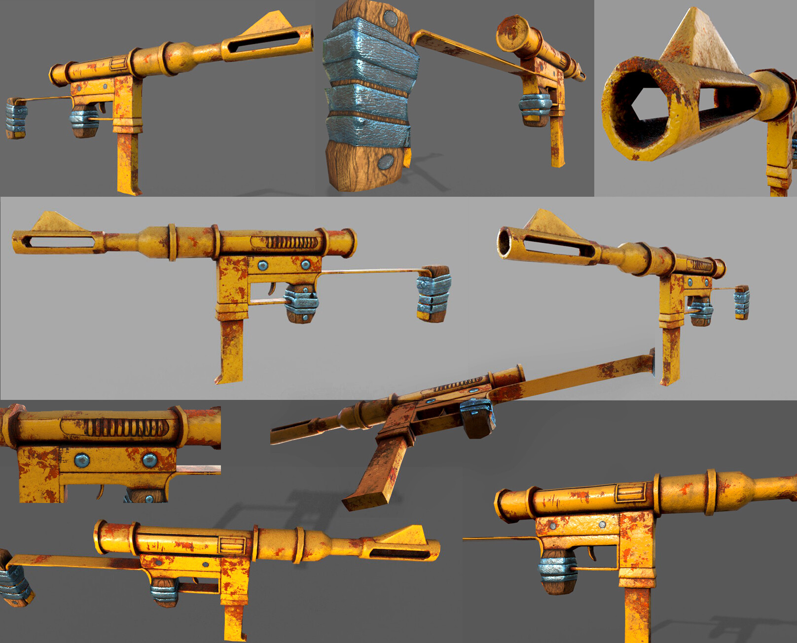 ArtStation - Old Armor Gun