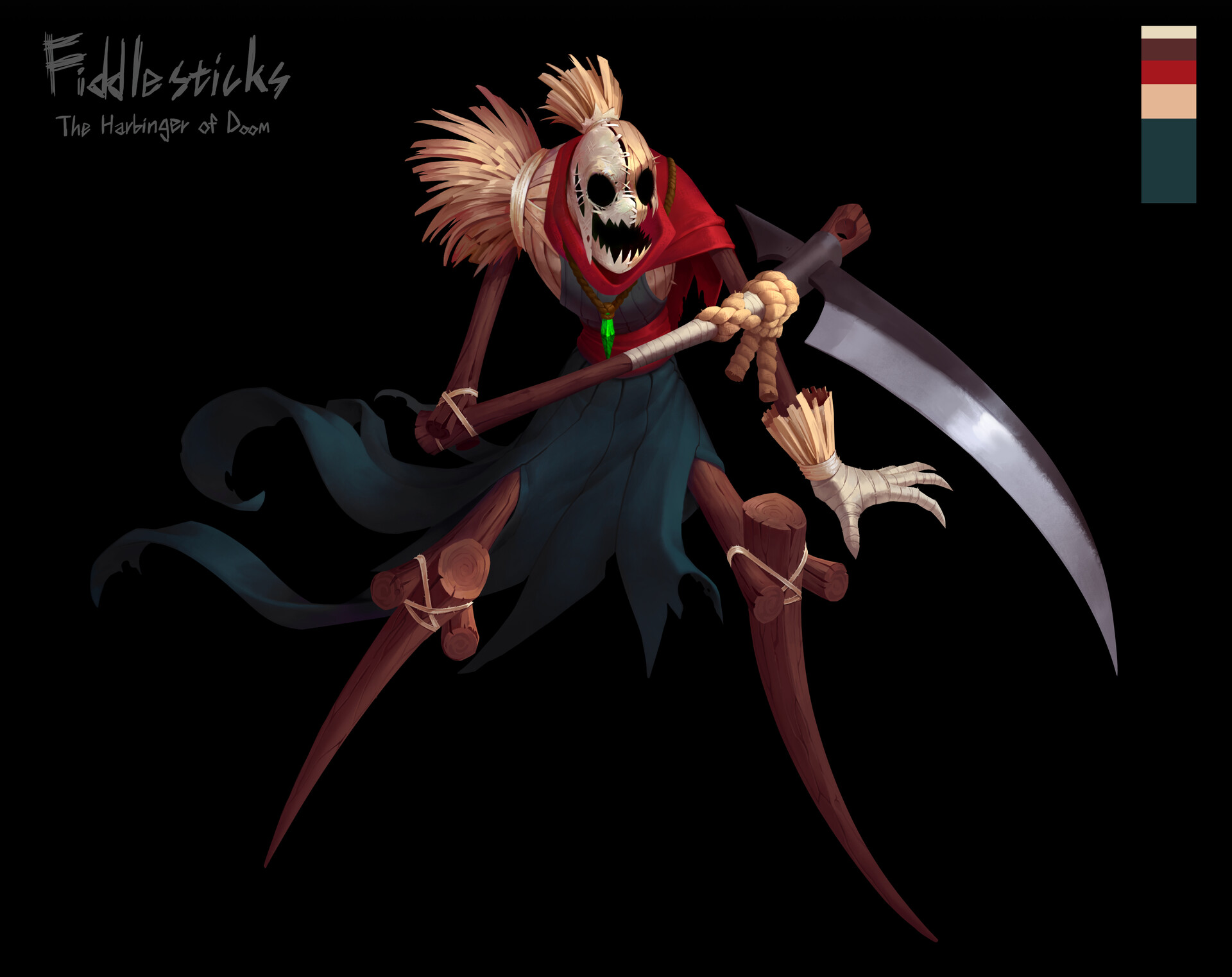 ArtStation - Fiddlesticks fan concept arts