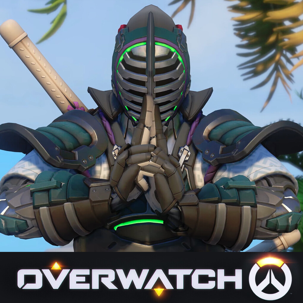ArtStation - OVERWATCH Summer Games 2019 - Genji 'Kendoka' Character Skin