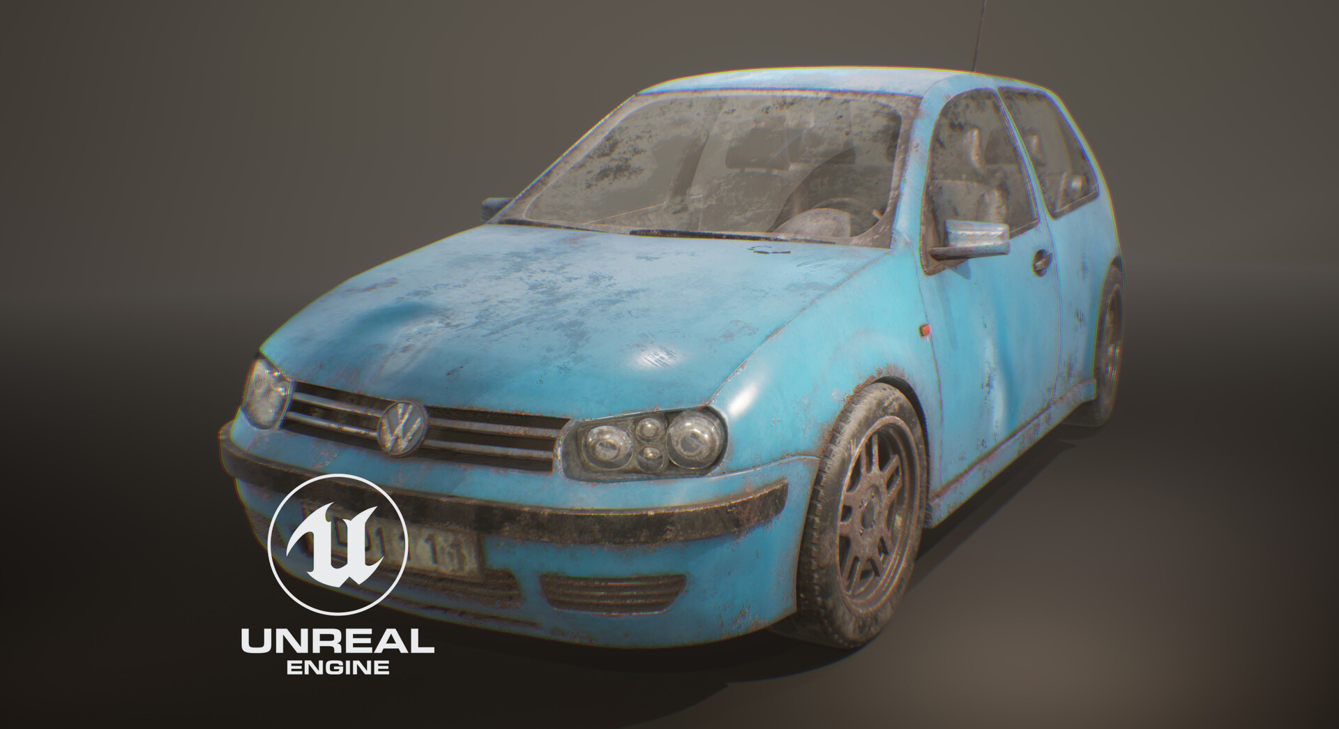 ArtStation - UE4 volkswagen golf
