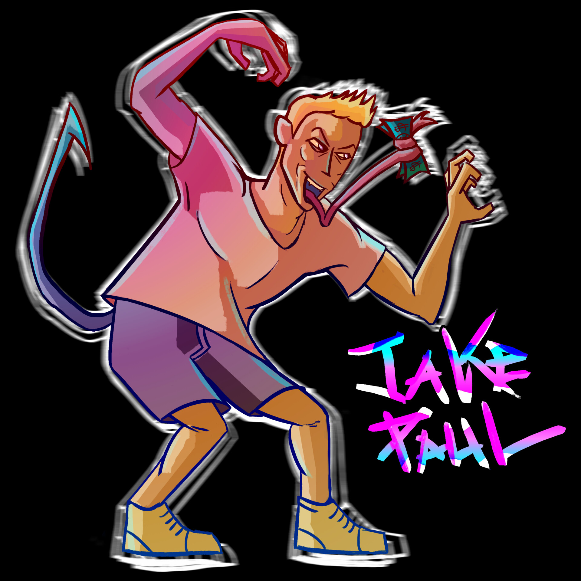 ArtStation - Caricature - Jake Paul