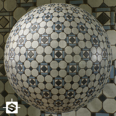 ArtStation - Victorian Tile Study