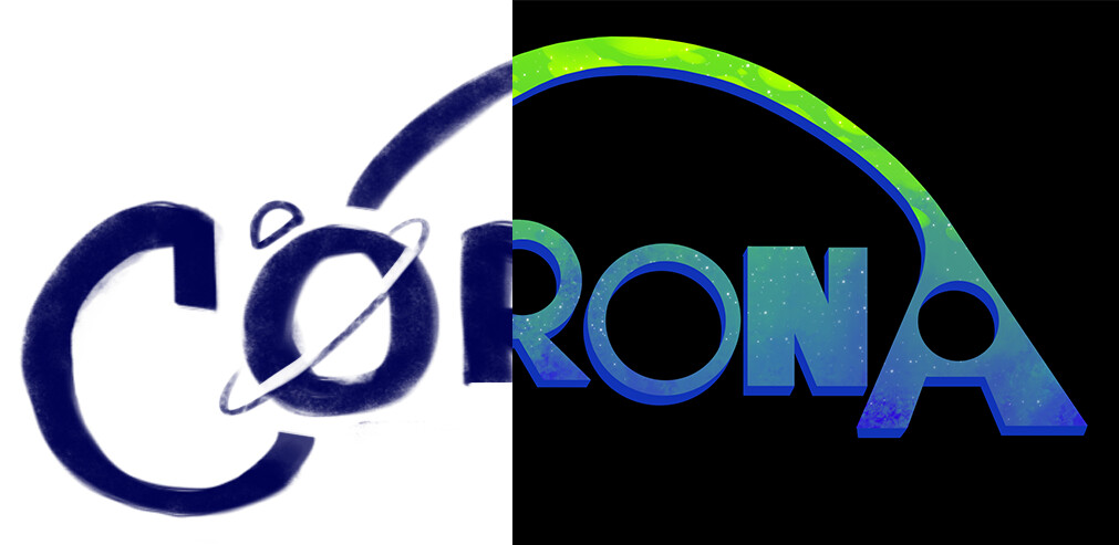 ArtStation - CORONA logo Exp