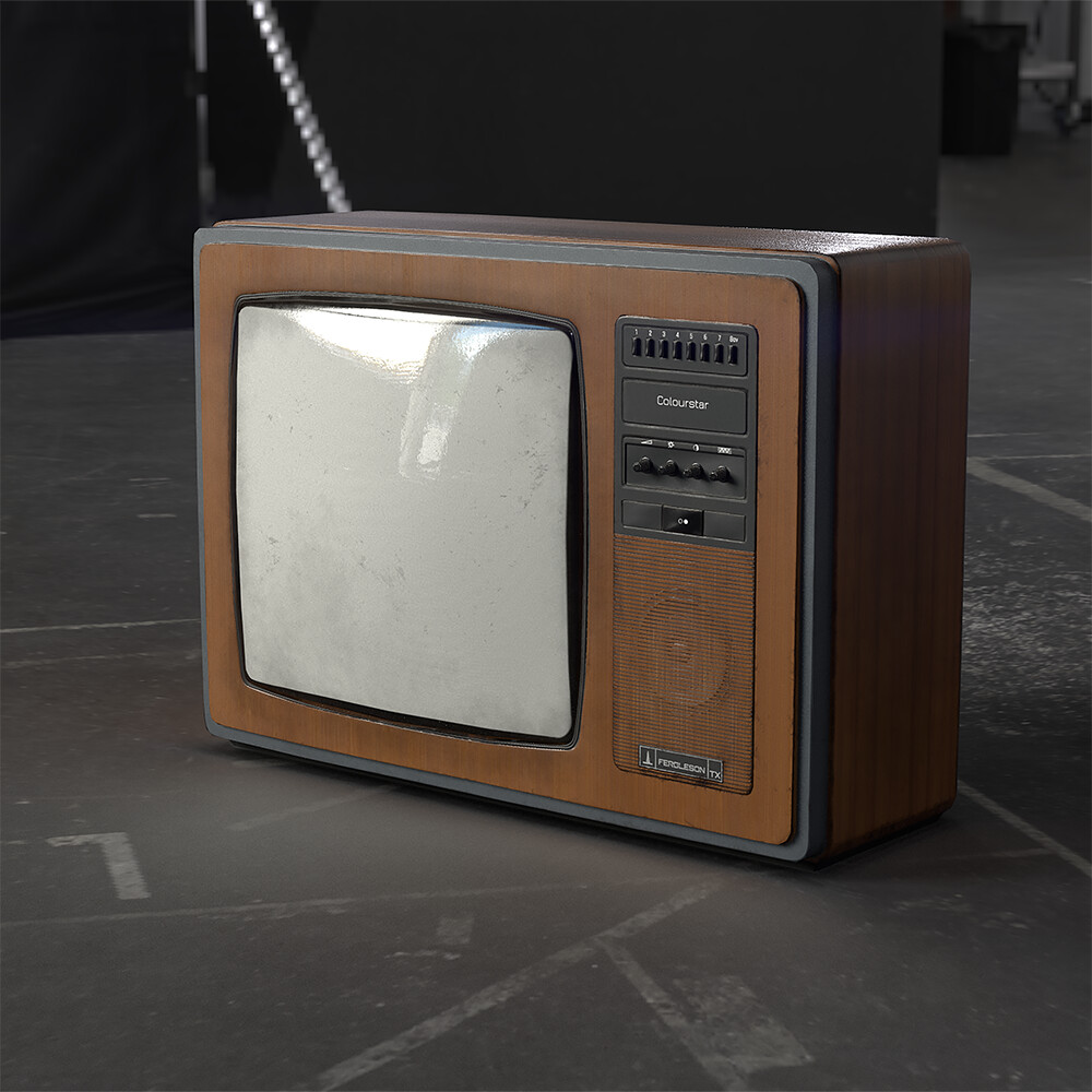 ArtStation - Vintage Television - 1980's