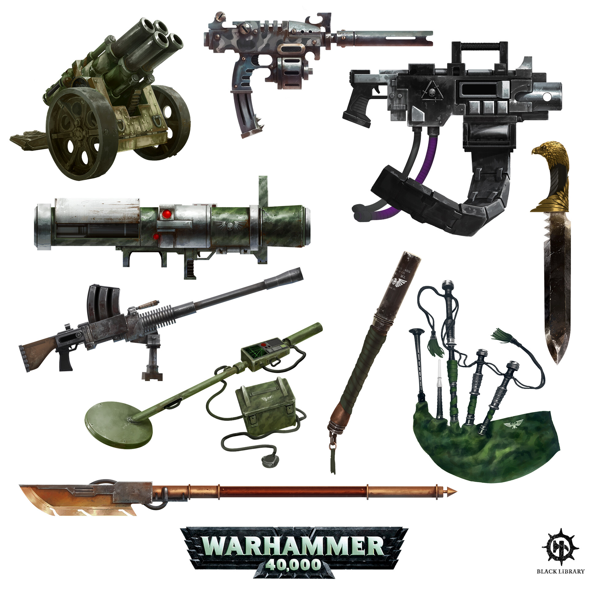 ArtStation - Sabbat worlds crusade - Wargears