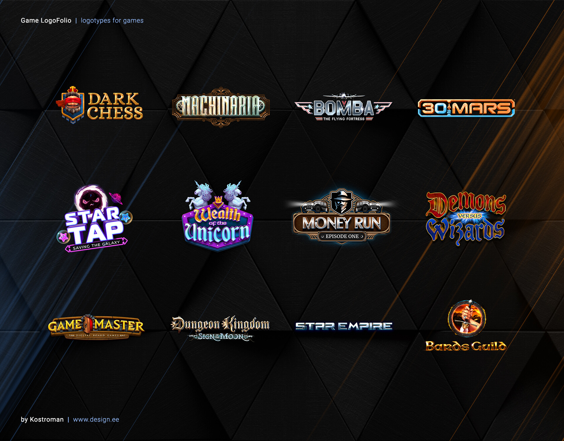 ArtStation - Logotypes for Games