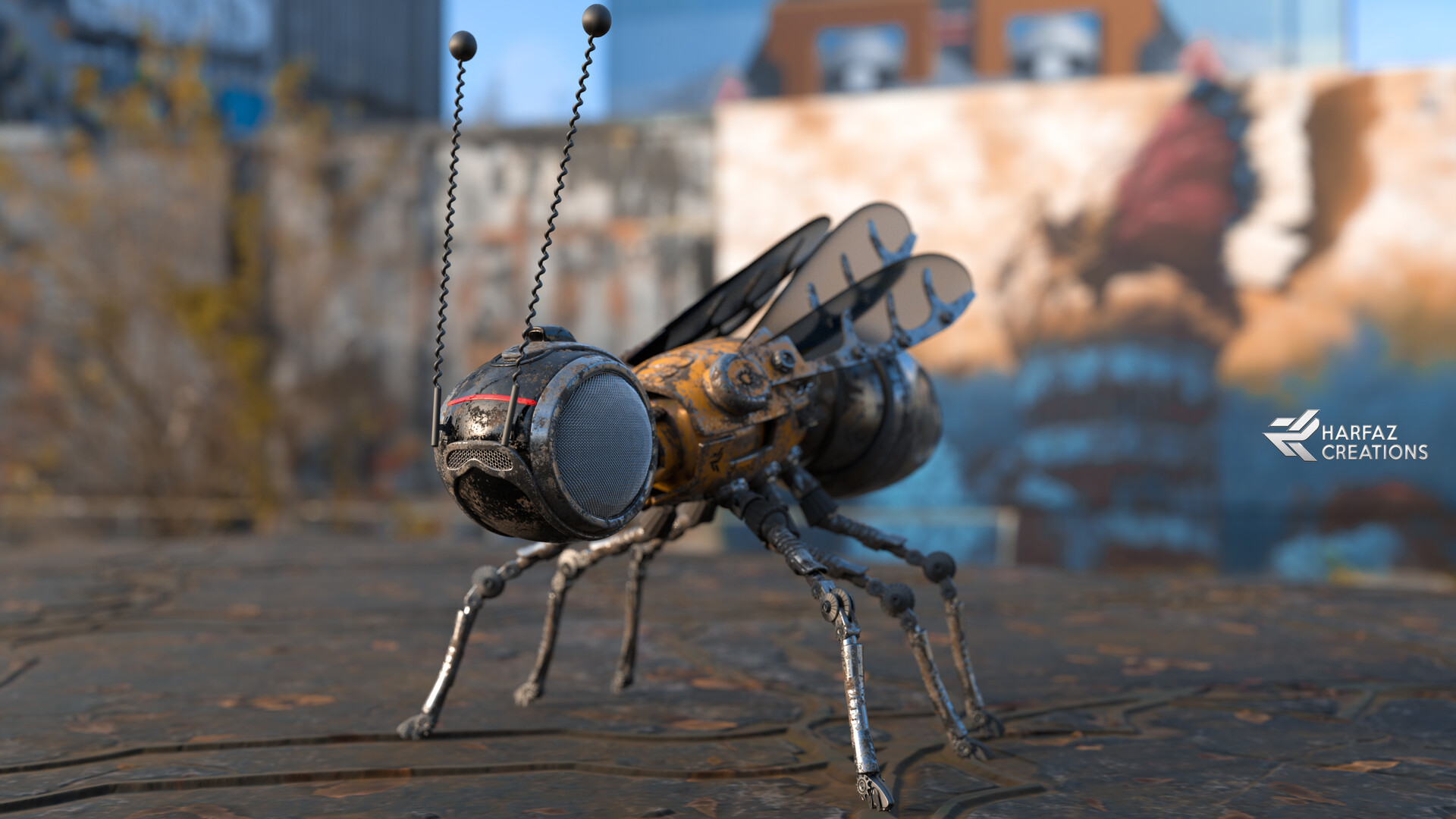 ArtStation - Fly Robo texture