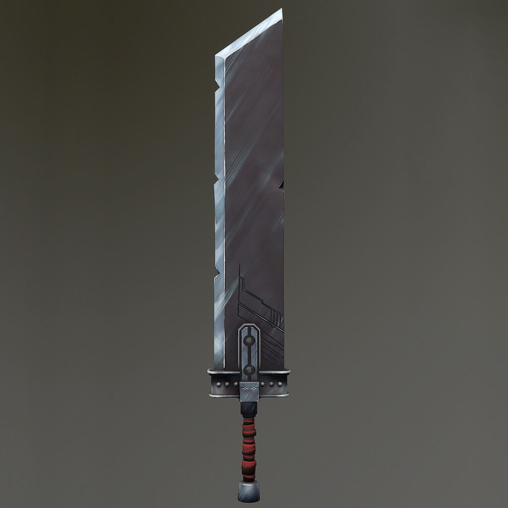 ArtStation - Cloud's sword Final Fantasy VII