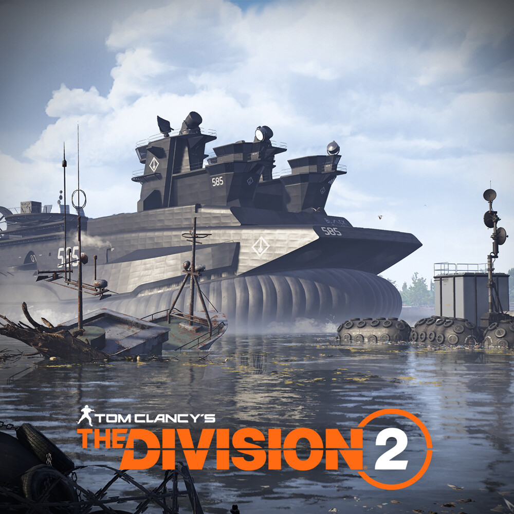 ArtStation - The Division 2 - Black Tusk Hovercraft
