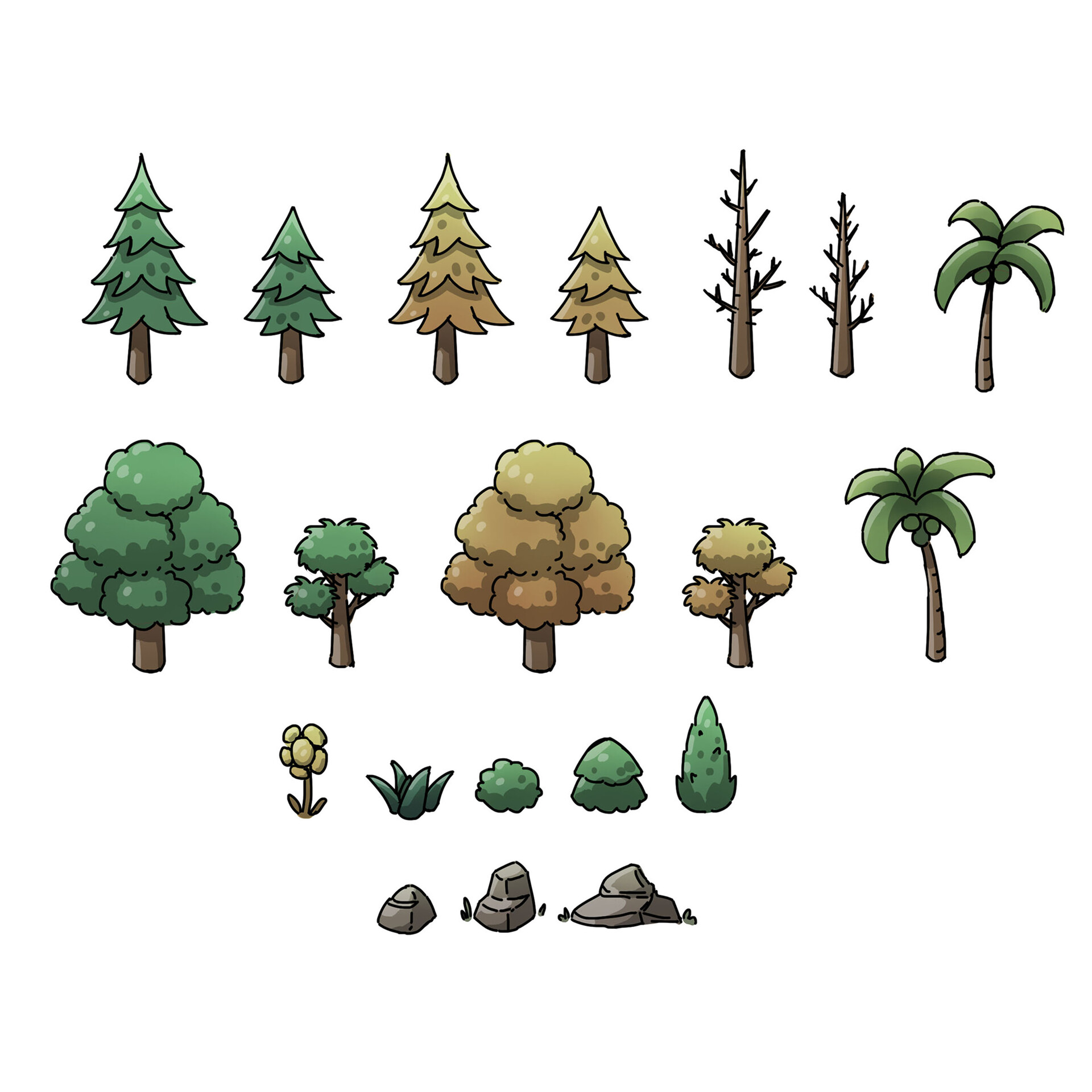 ArtStation - Isometric Tree