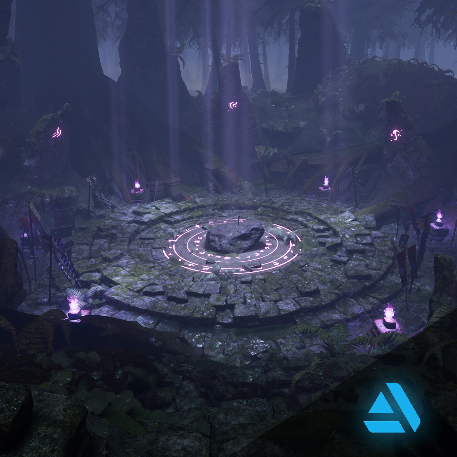 ArtStation - The Legend of King Arthur: Environment Challenge Submission