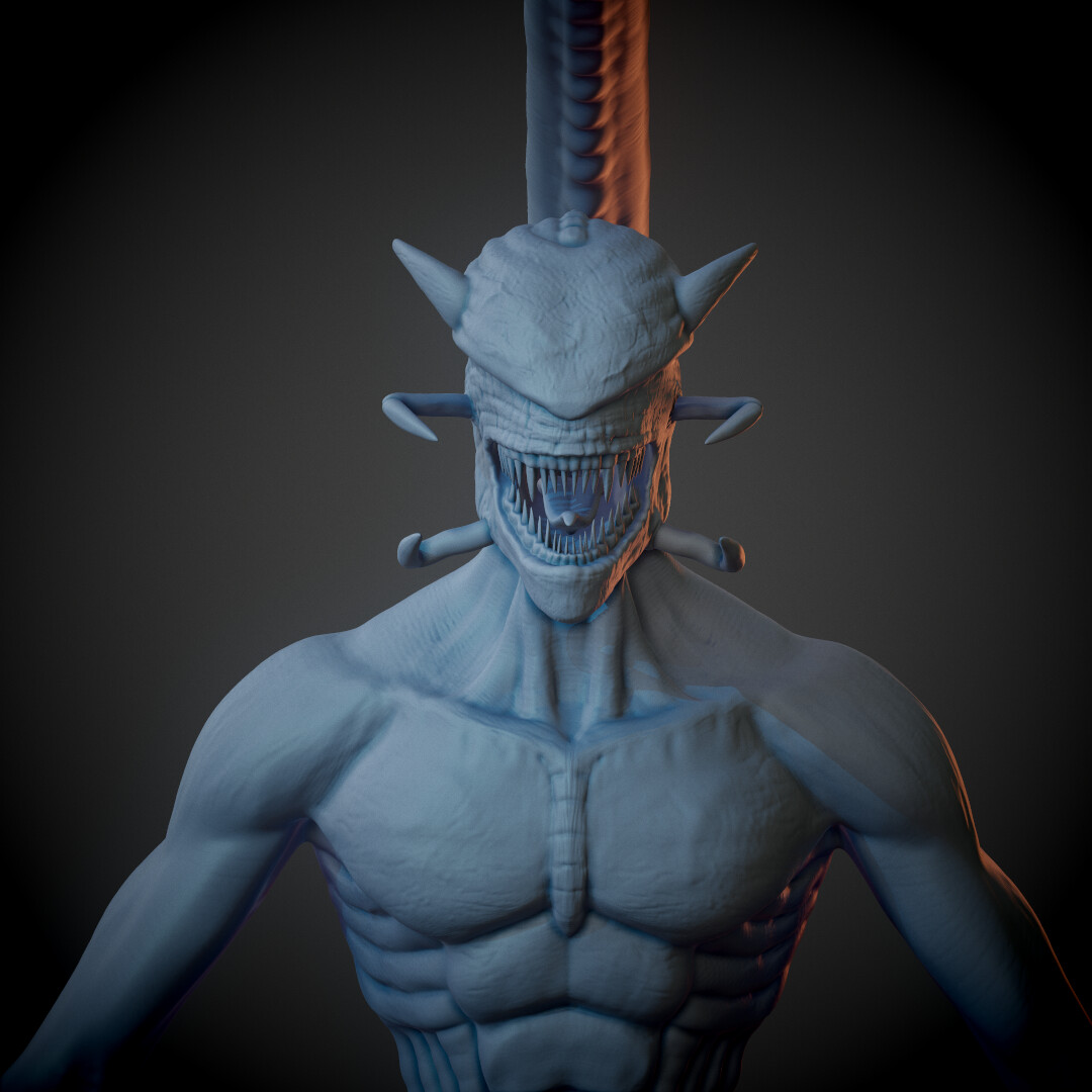 ArtStation - Bipedal Ambush Alien