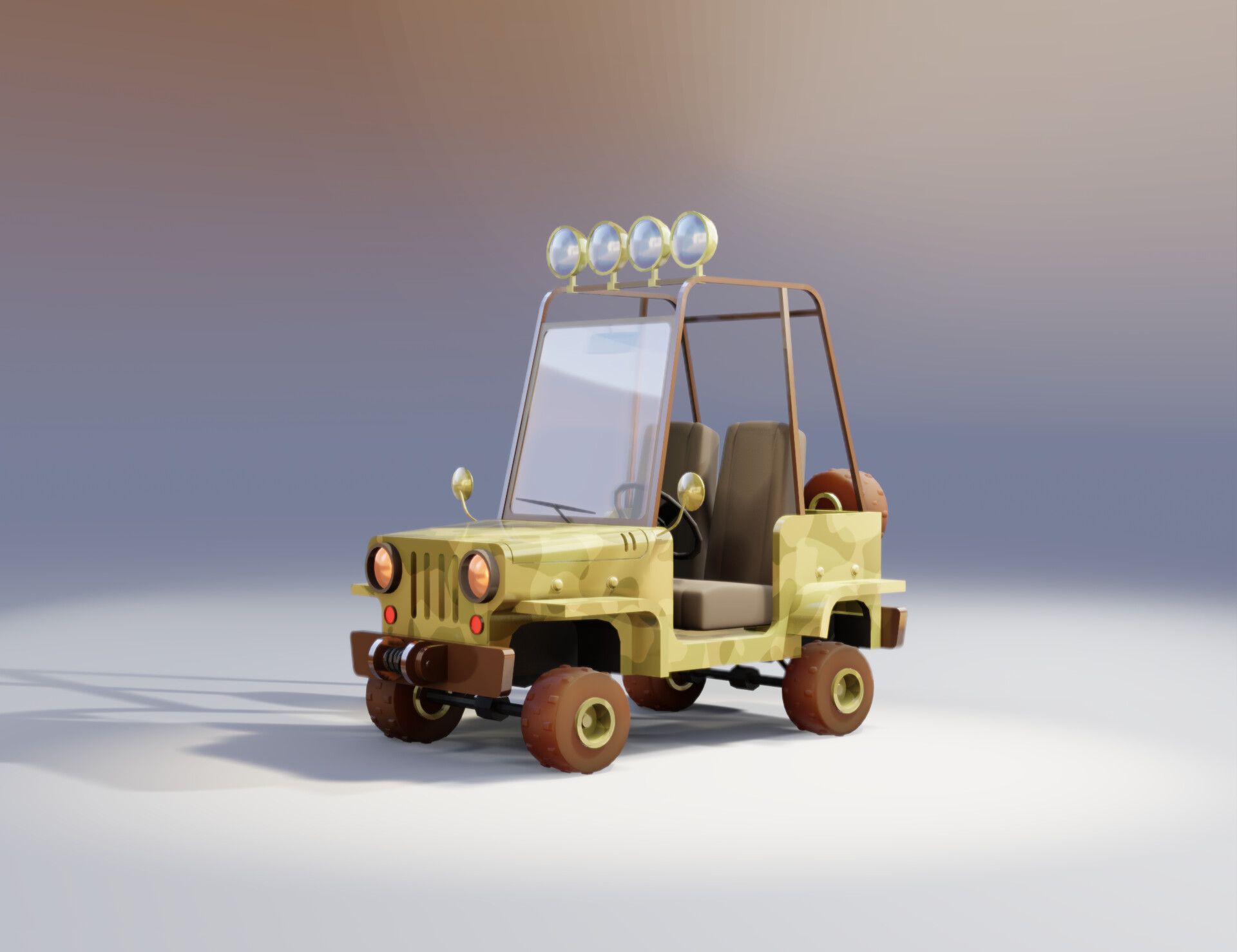 ArtStation - Tiny Jeep