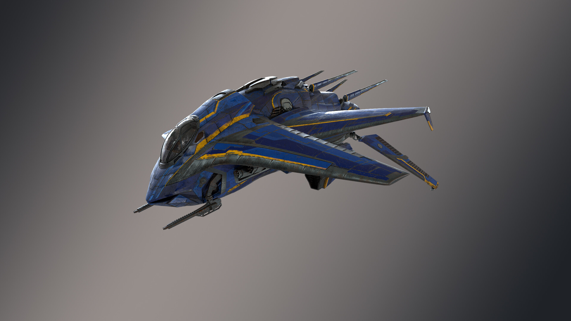 ArtStation - Scout Ship- DragonFly