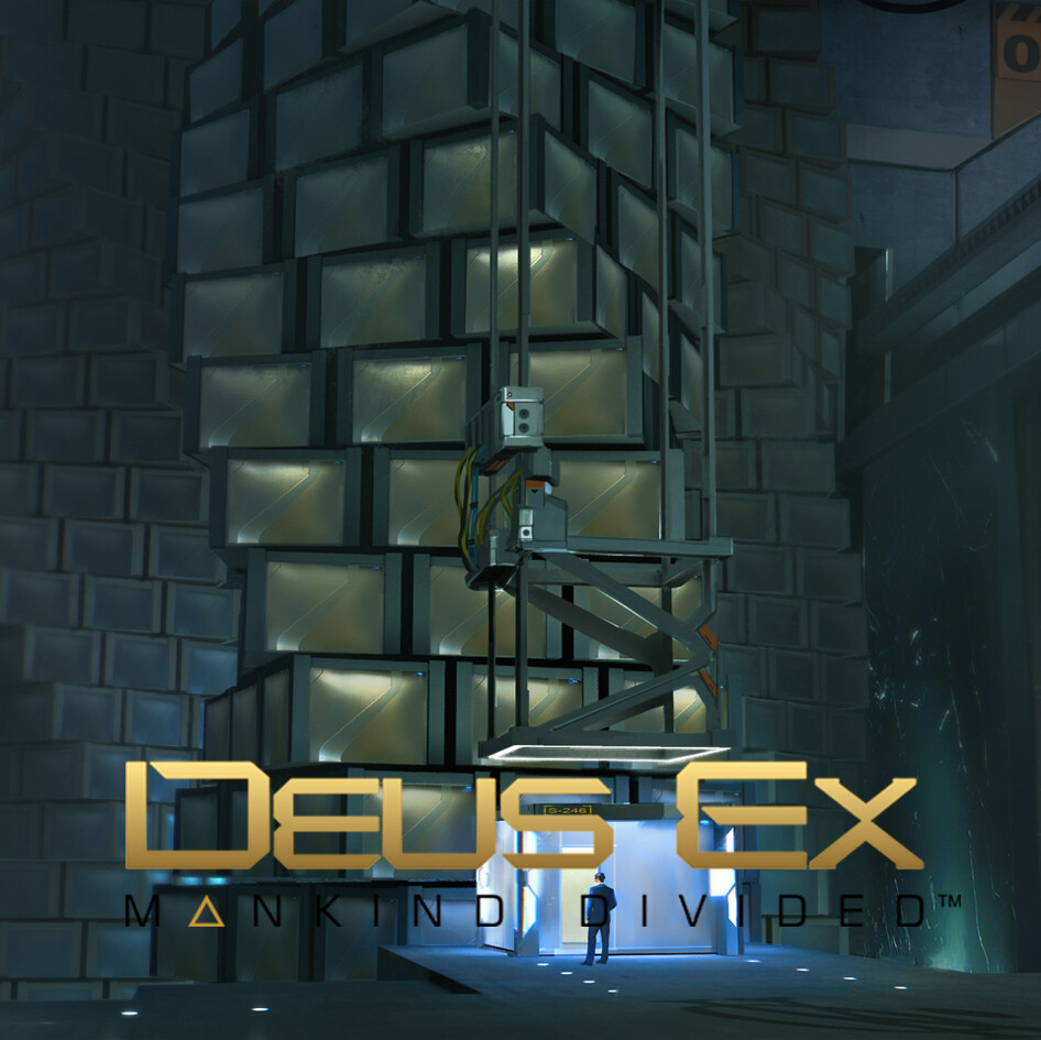 ArtStation - Deus Ex: Mankind Divided / Prague / Bank design