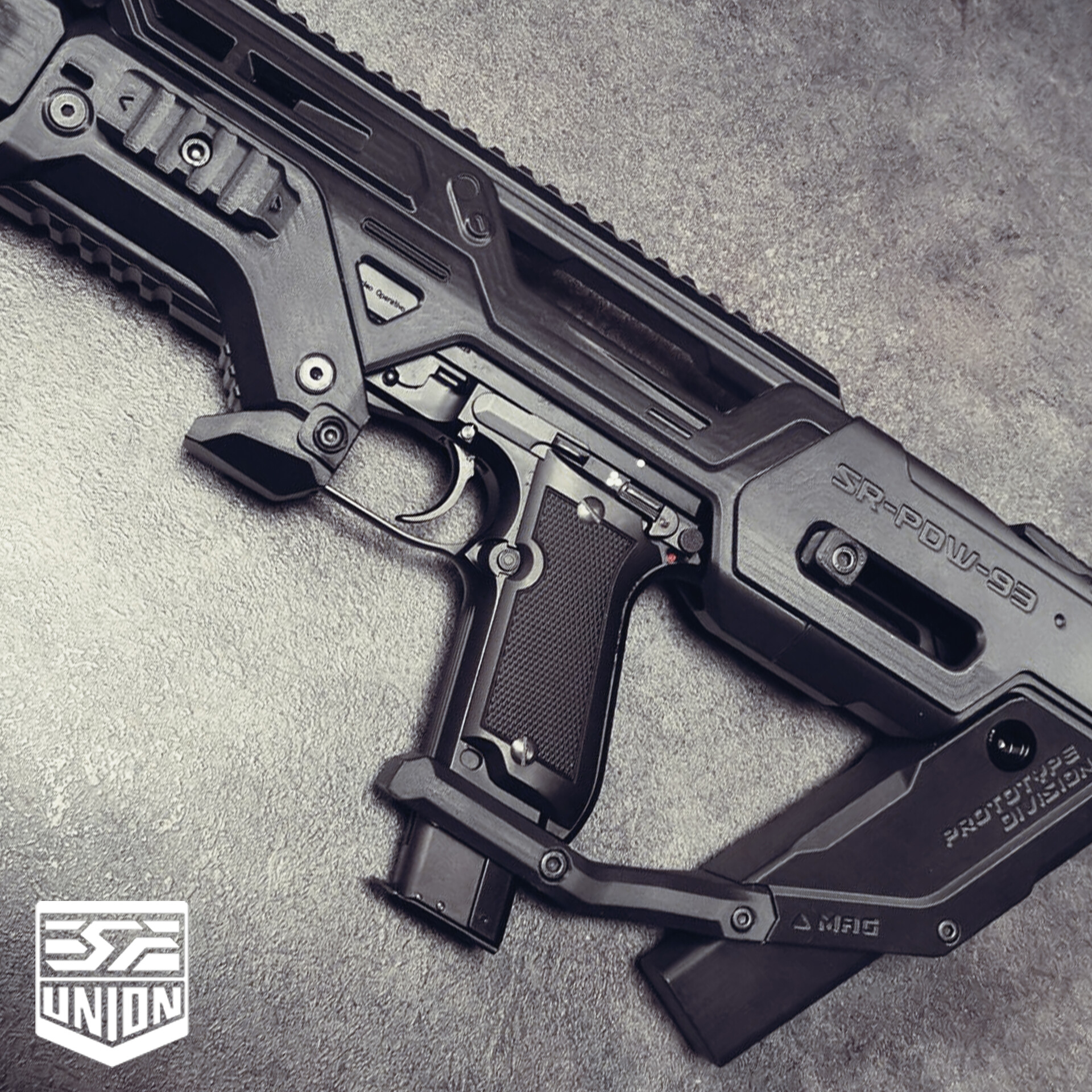 ArtStation - Conversionkit airsoft SR - PDW - 93 (Concept art)