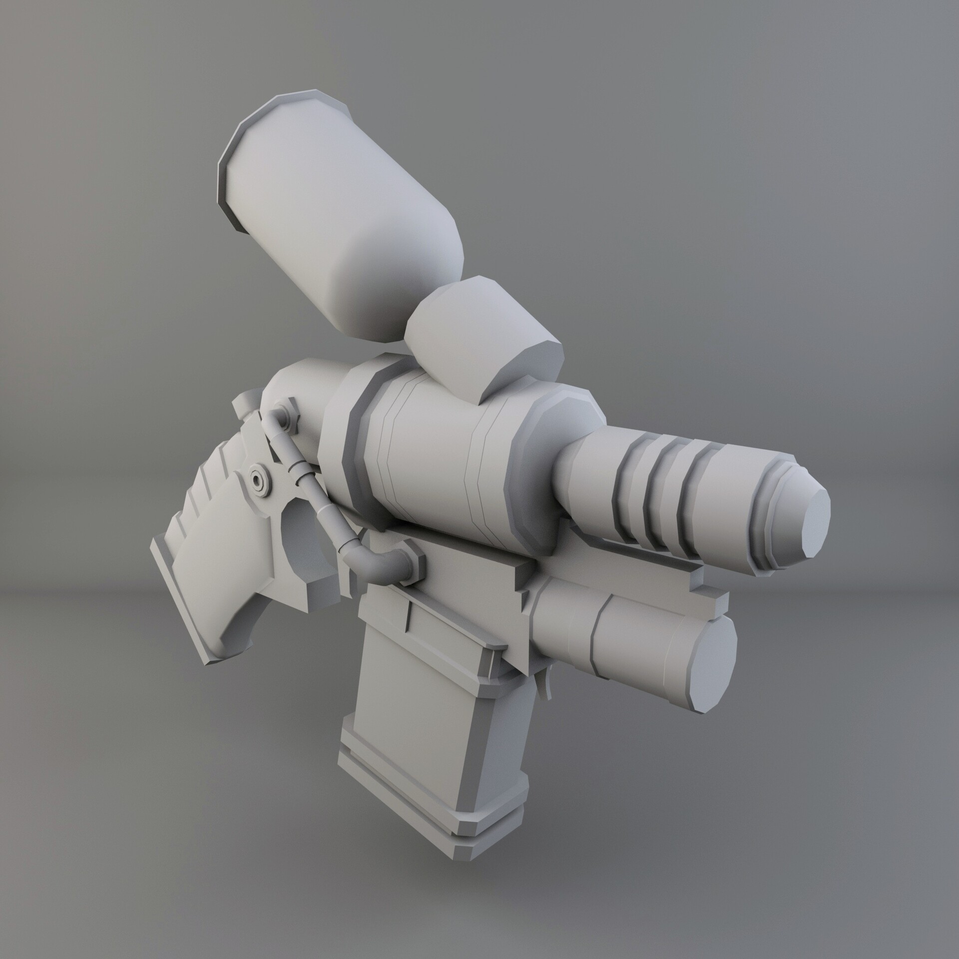 ArtStation - Low poly Gun