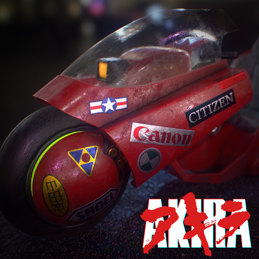 ArtStation - Akira Kaneda's Bike