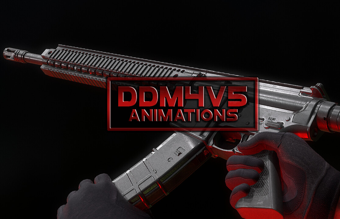 ArtStation - DDM4V5 (Daniel Defense M4) Animations