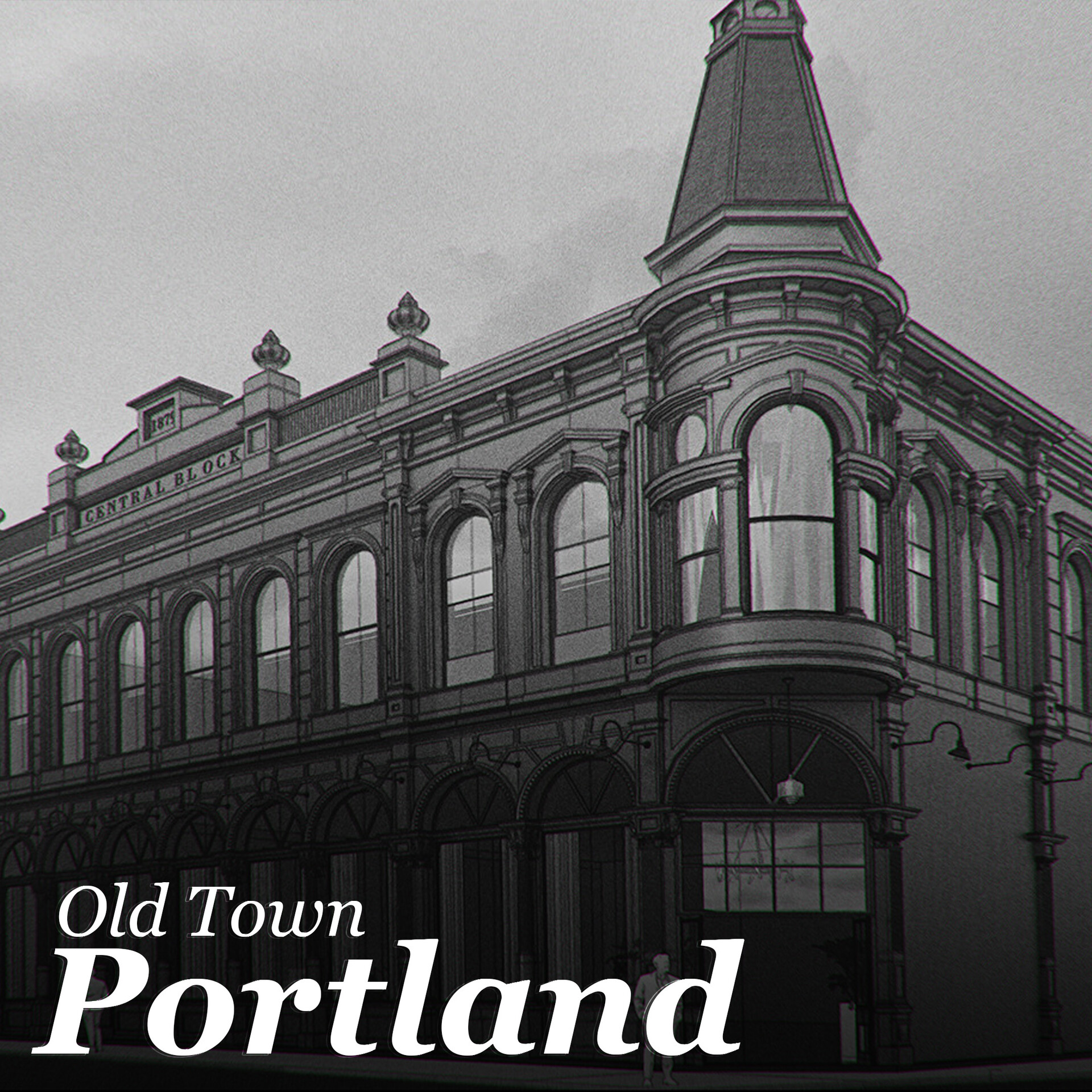 ArtStation - Central Block - In-Progress - Old Town Portland Project