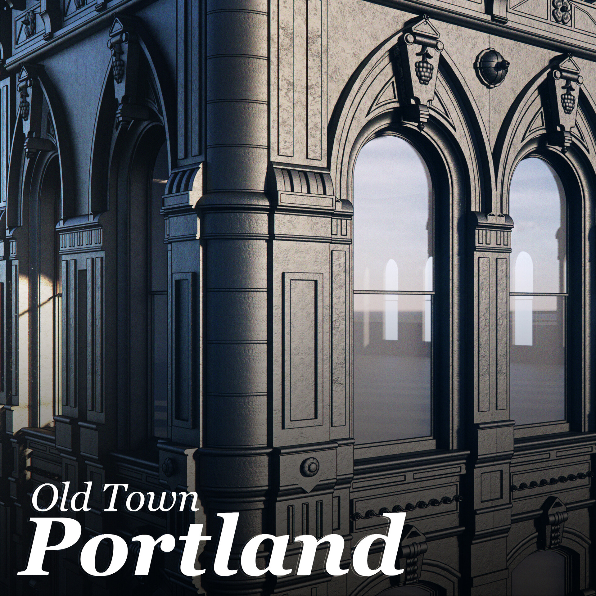 ArtStation - Old Town Portland - KAMM BLOCK - Details
