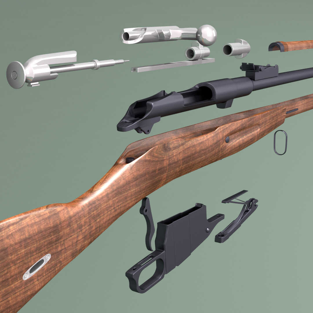 ArtStation - Mosin Nagant 1942