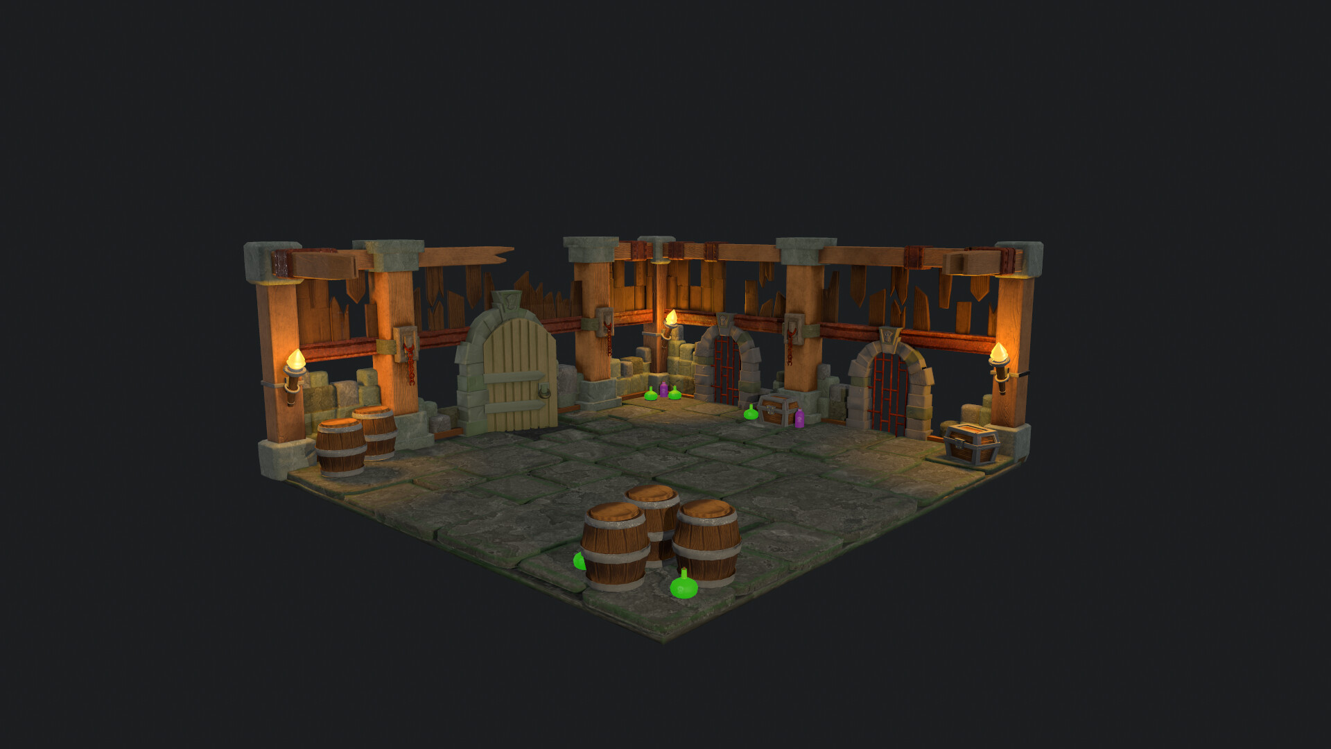 ArtStation - Medieval Dungeon