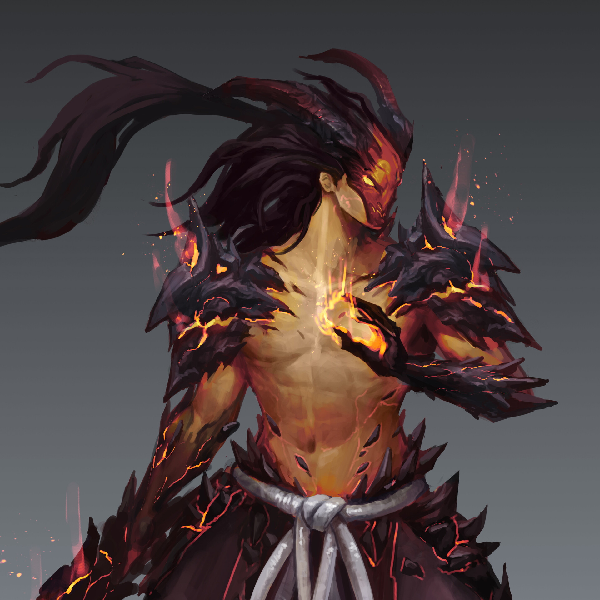ArtStation - Flame Mask Concept