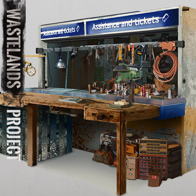 ArtStation - Weapons Upgrade Bench