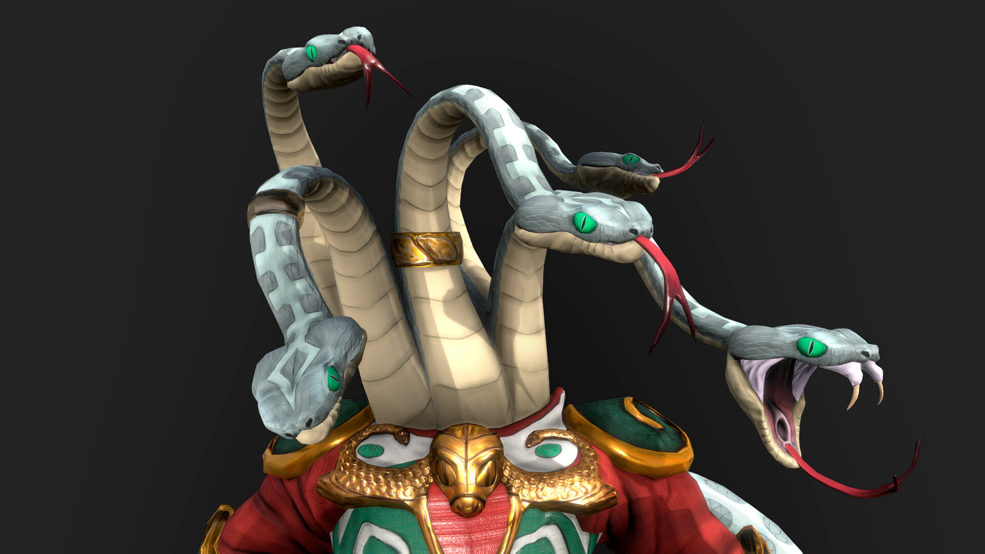 ArtStation - Hydra Naga Warrior