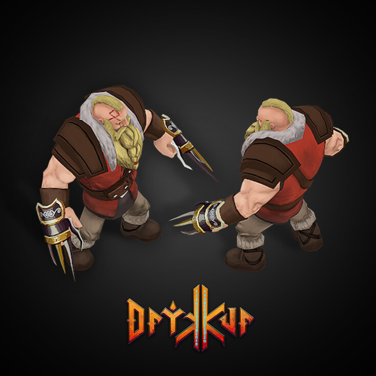 ArtStation - Rorik - Hand Painted Game Character