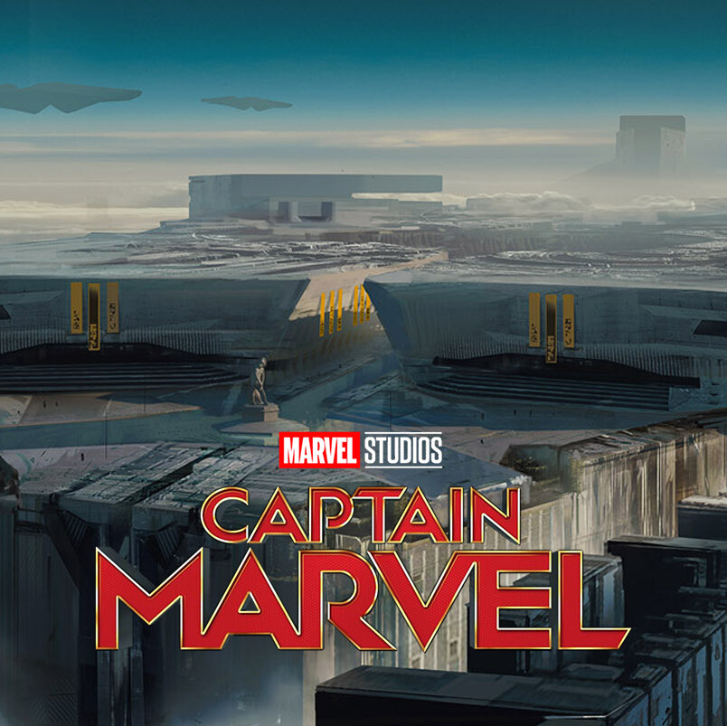 ArtStation - Captain Marvel - Hala architecture exploration