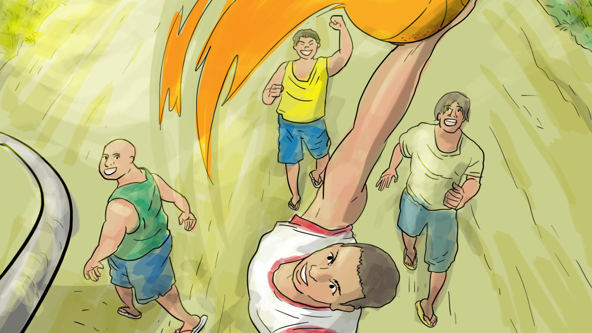 ArtStation - A Sports Storyboard