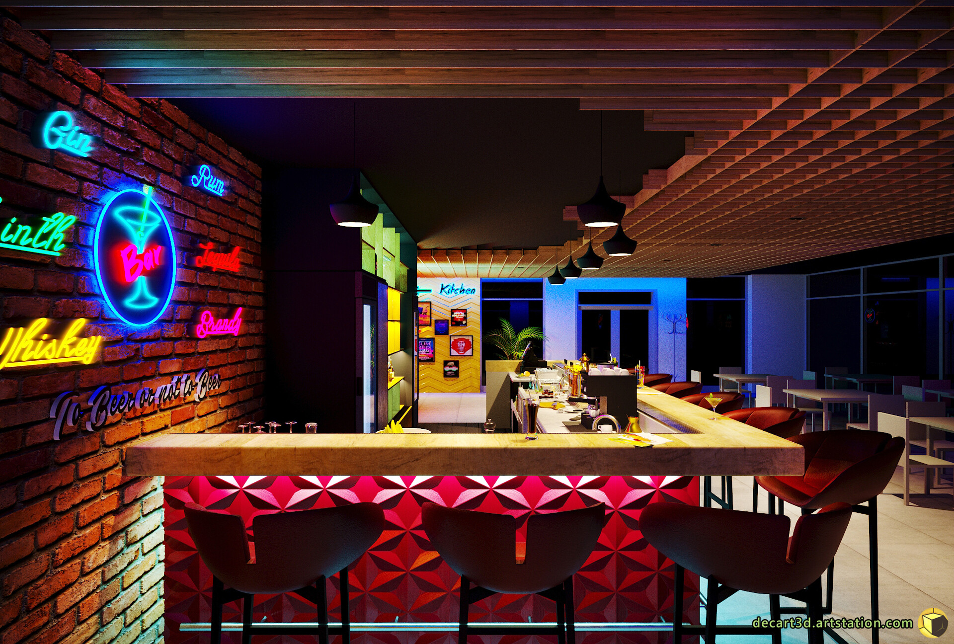 ArtStation - Bar Concept