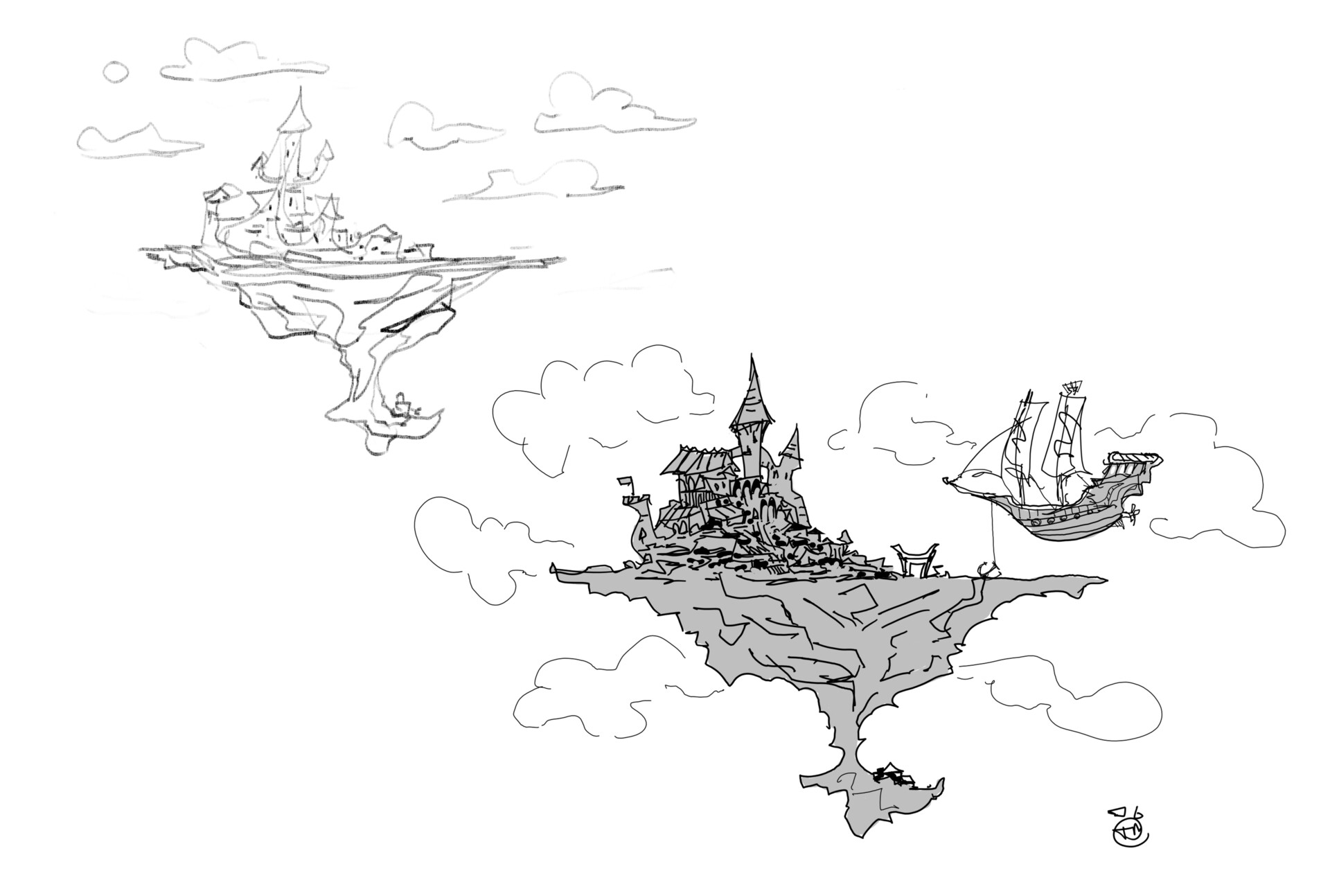 ArtStation - Float concept city