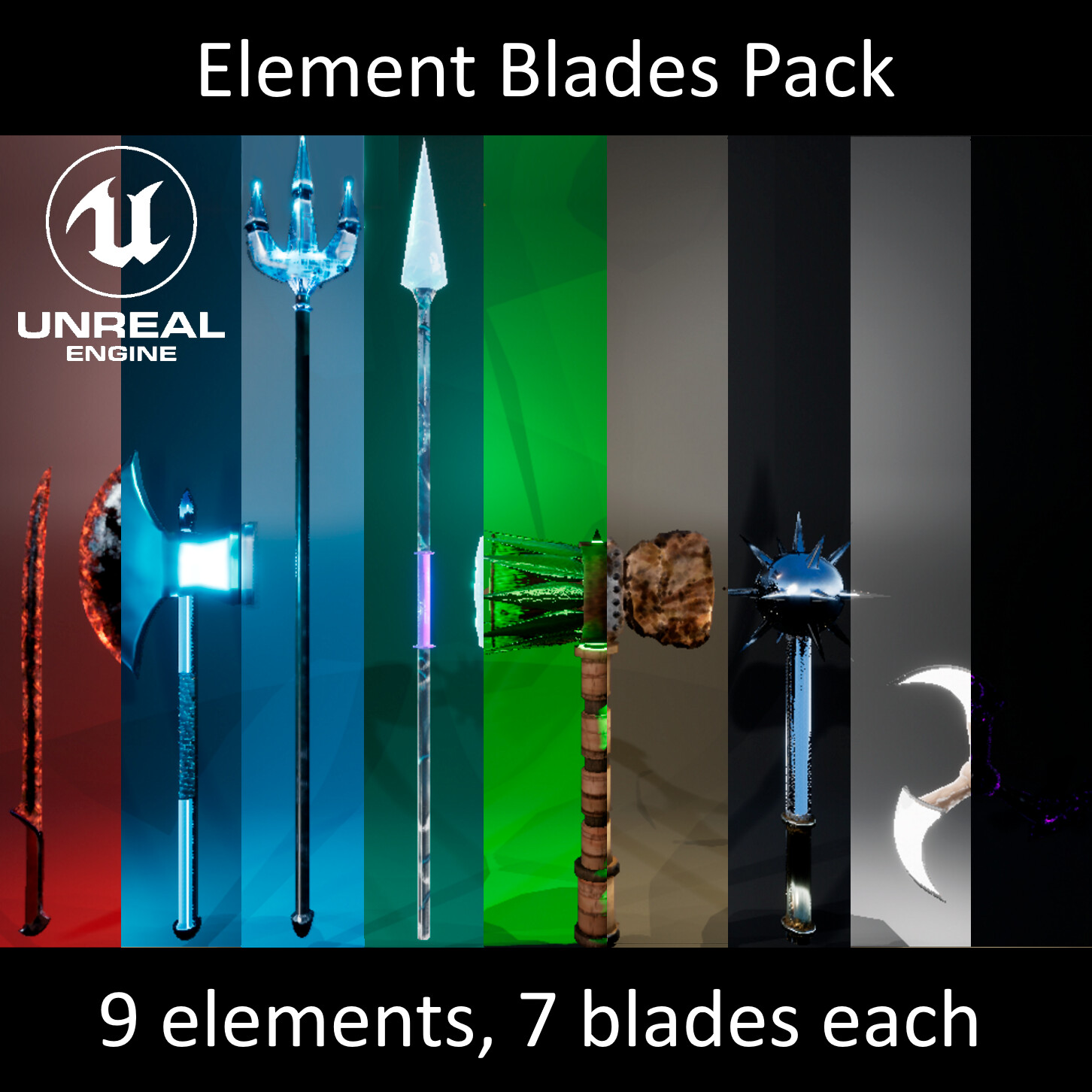 ArtStation - Element Blades - UE4 Asset