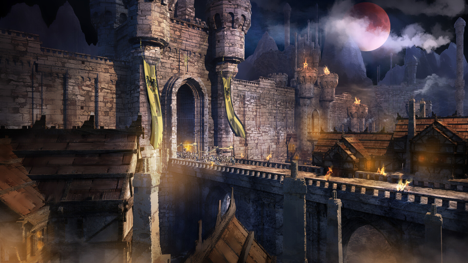 ArtStation - Red moon March