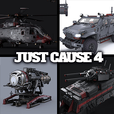 ArtStation - Just Cause 4 Vehicle Concepts