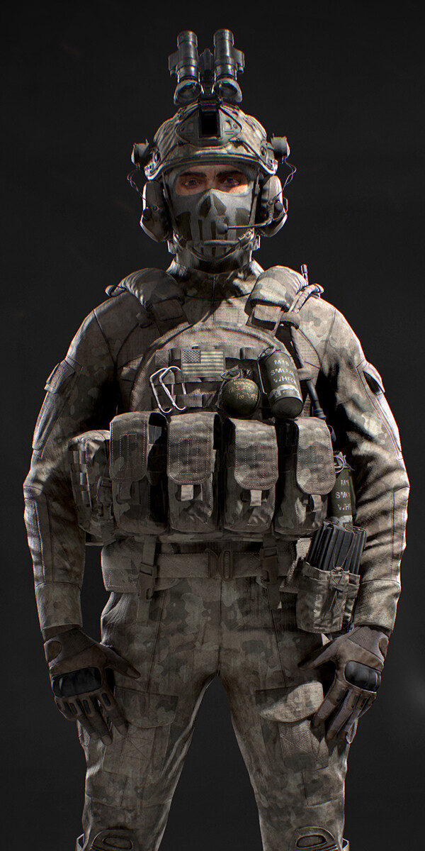 ArtStation - US SOF Soldier