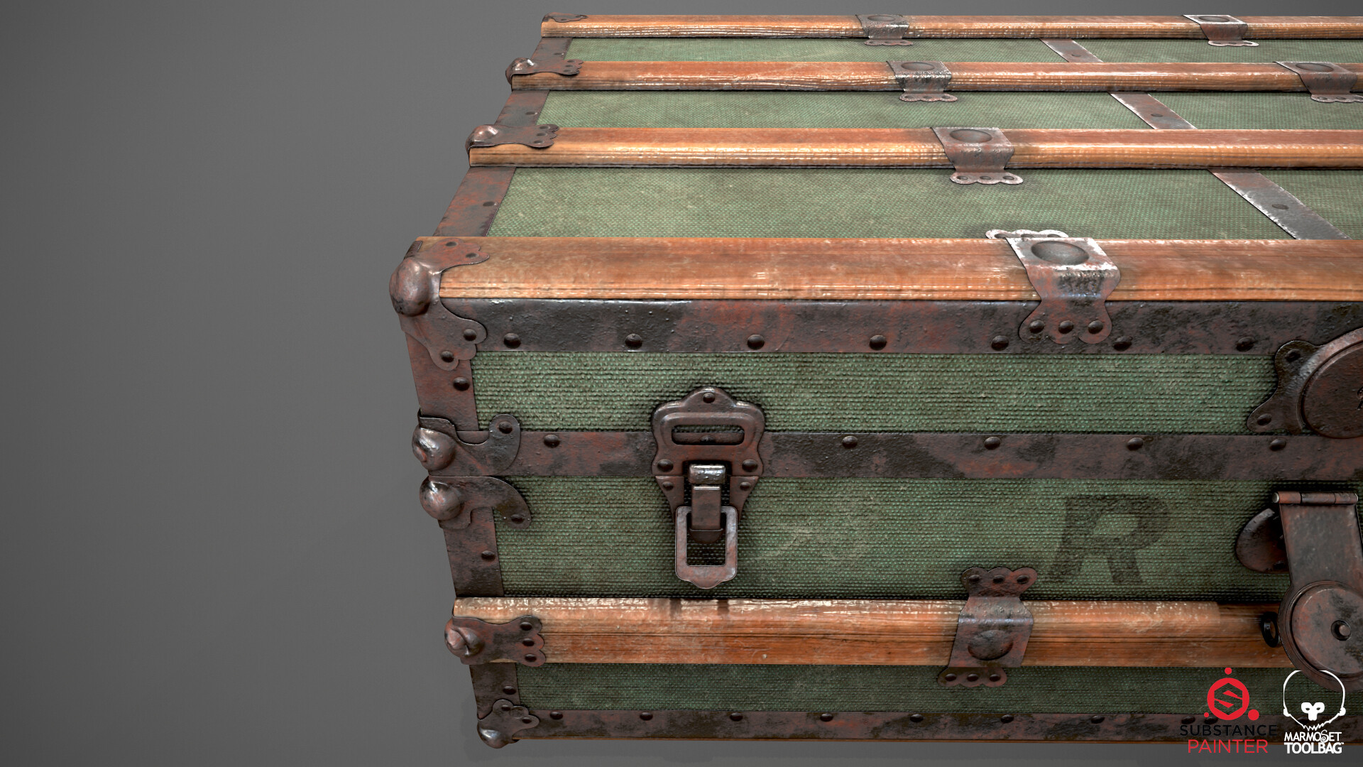 ArtStation - Vintage_Trunk_Box